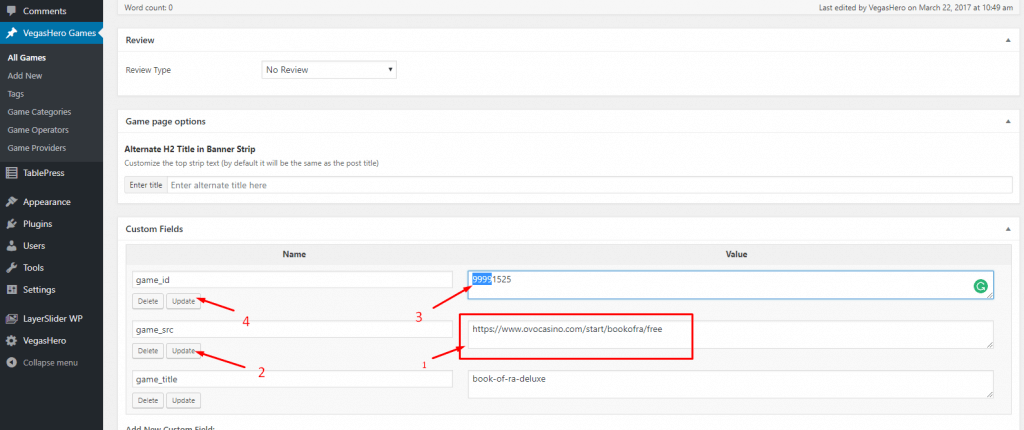 How to add games manually or change game iframe URLs to your own source ...